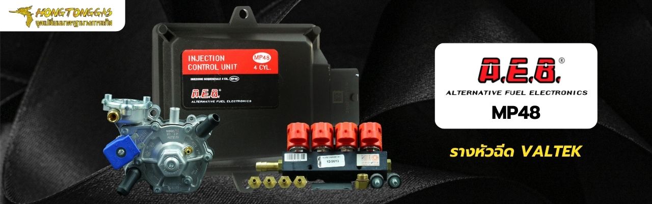 ชุดอุปกรณ์แก๊ส A.E.B. MP48 หัวฉีด VALTEK หงษ์ทองแก๊ส